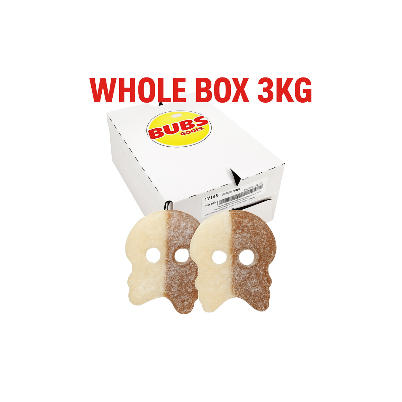 Whole Box Bubs Cola Skulls 3kg – Swedishcandybros