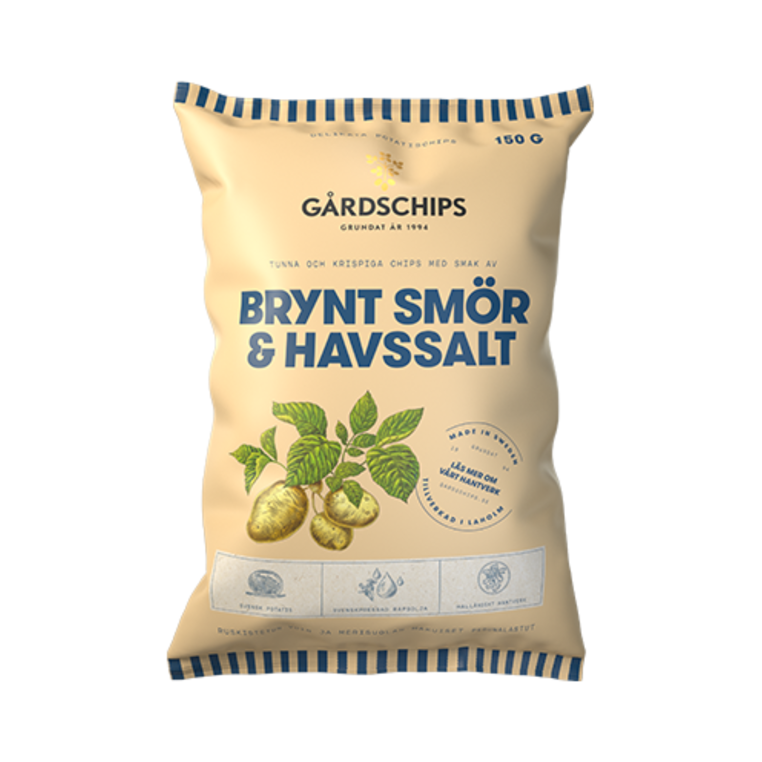 Browned Butter & Sea Salt Chips 150g – Swedishcandybros